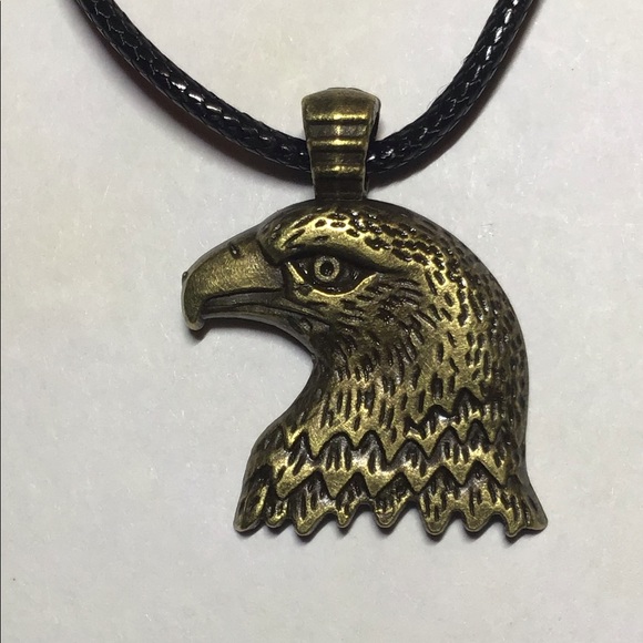 Accessories | Bronze Eagle Head Pendant Necklace | Poshmark